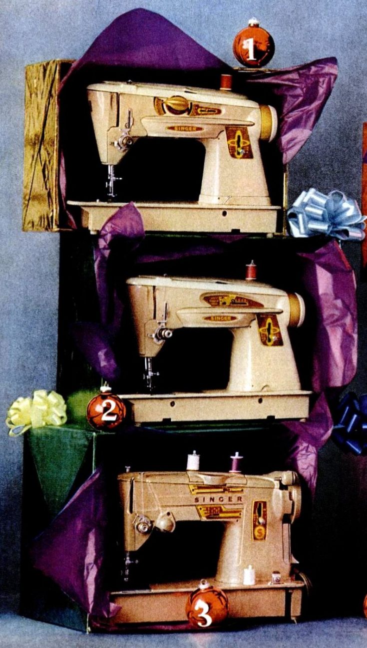 1960s sewing machines made zigzags, embroidery, fancy stitches & more ...
