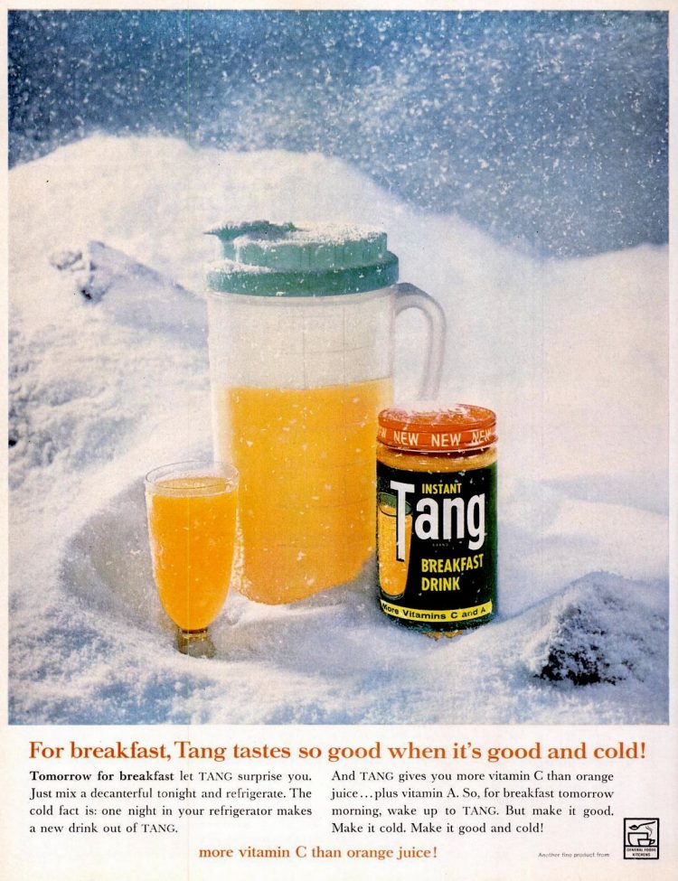 Tang, the retro orange drink mix that astronauts & Florence Henderson ...