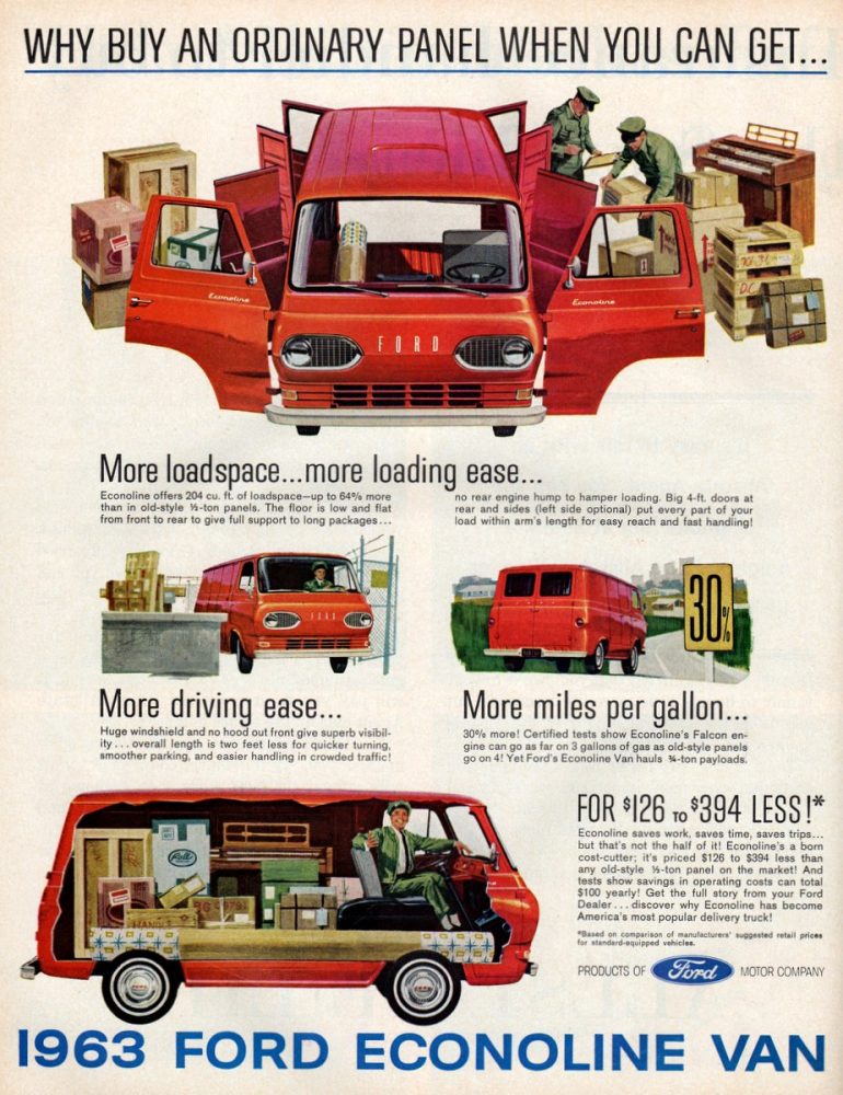 Vintage Ford Econoline vans from the '60s - Click Americana