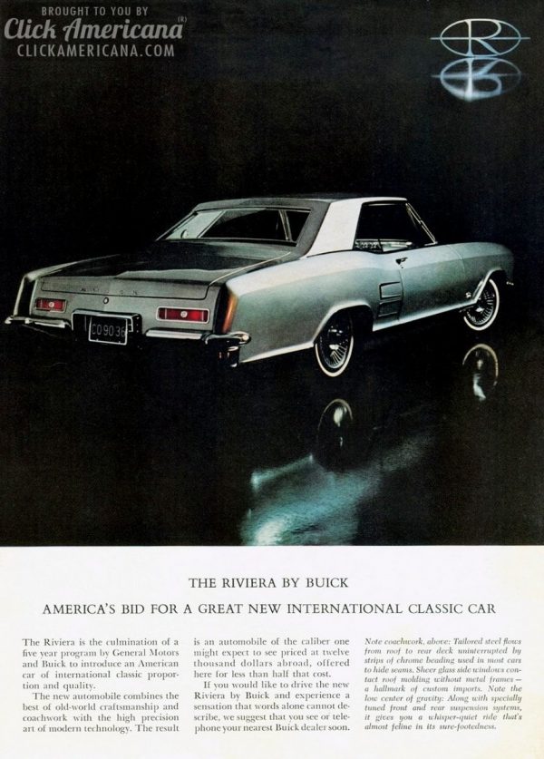 Buick Riviera cars from the 60, 70s & 80s - Click Americana