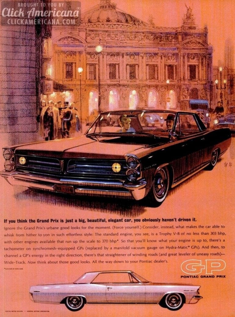 Vintage Pontiac car ads from the 1960s - Click Americana
