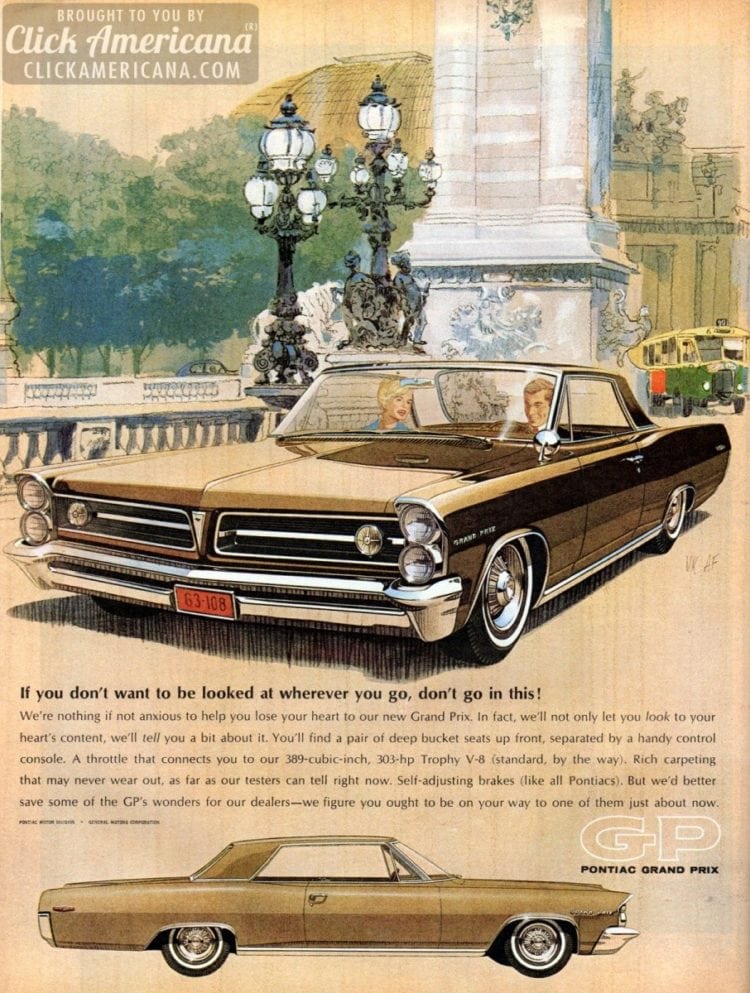 Vintage Pontiac car ads from the 1960s - Click Americana