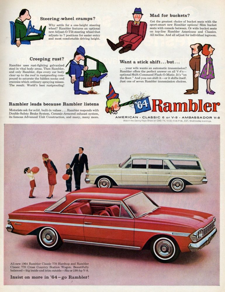 Rambler cars from the 1960s: Hardtops, Ambassadors, Classics ...