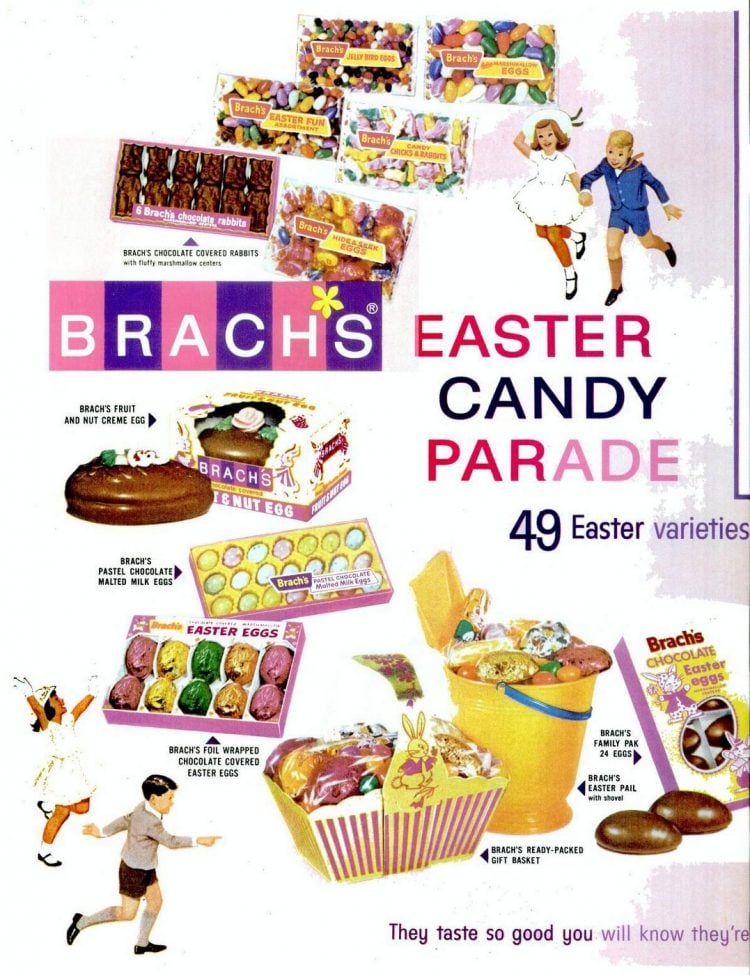 How much did you love this Brach's Easter candy from the 60s? Bunnies ...