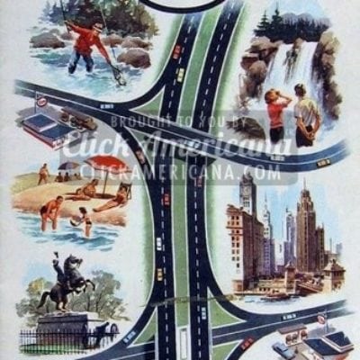 Cross the country with these vintage US road maps - Click Americana