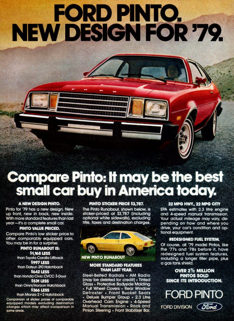 Ford Pinto: The bestselling sub-compact economy car from the 70s & 80s ...
