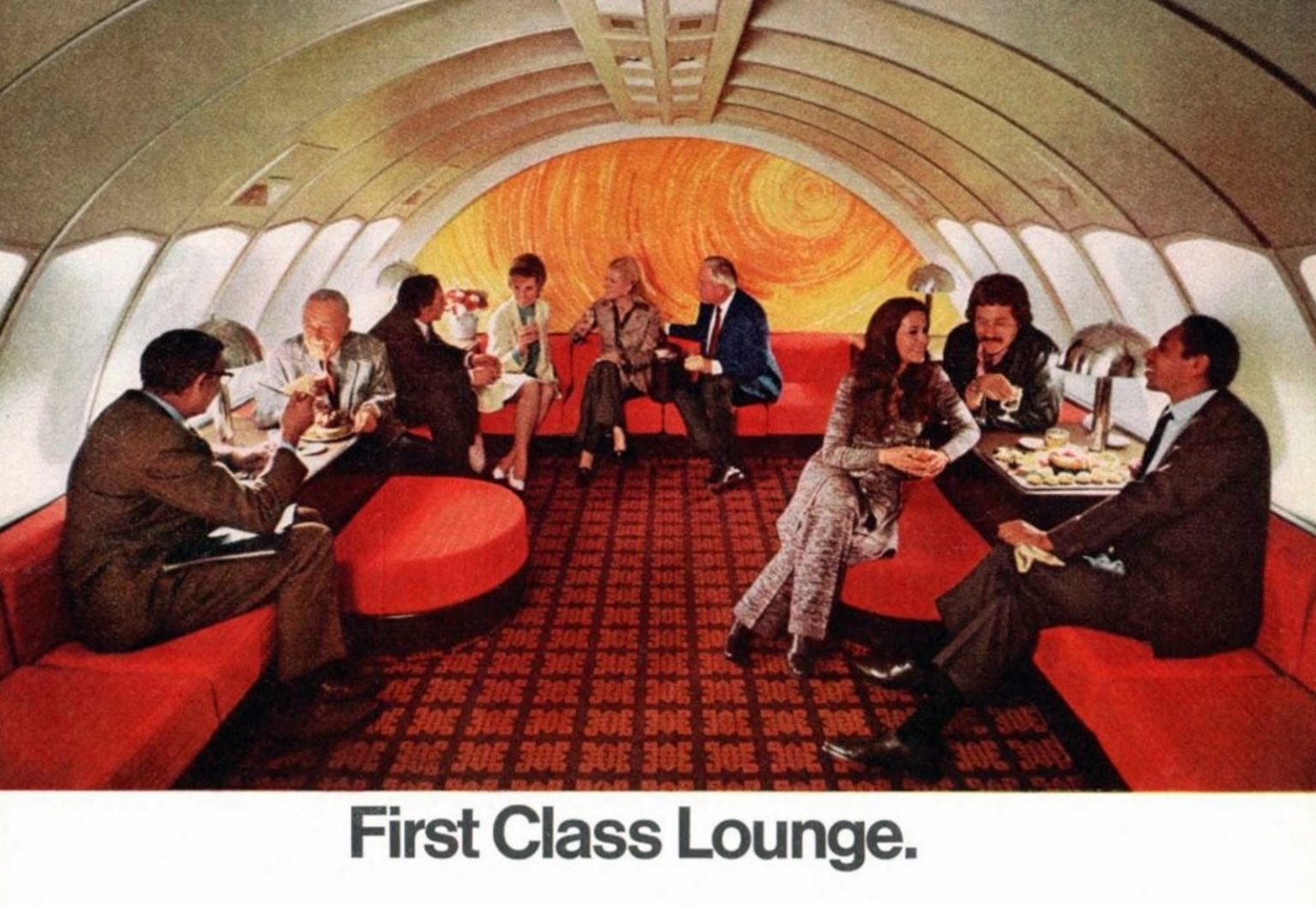 See what first class flights were like from the 1950s to the 1980s ...