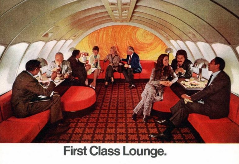 See what first class flights were like from the 1950s to the 1980s ...
