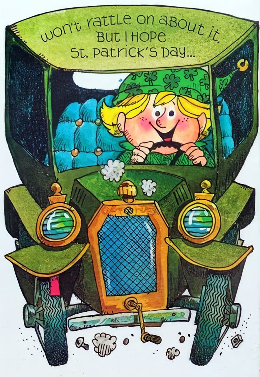 Retro rewind: Festive St Patrick's Day cards with that 1970s & 80s vibe ...