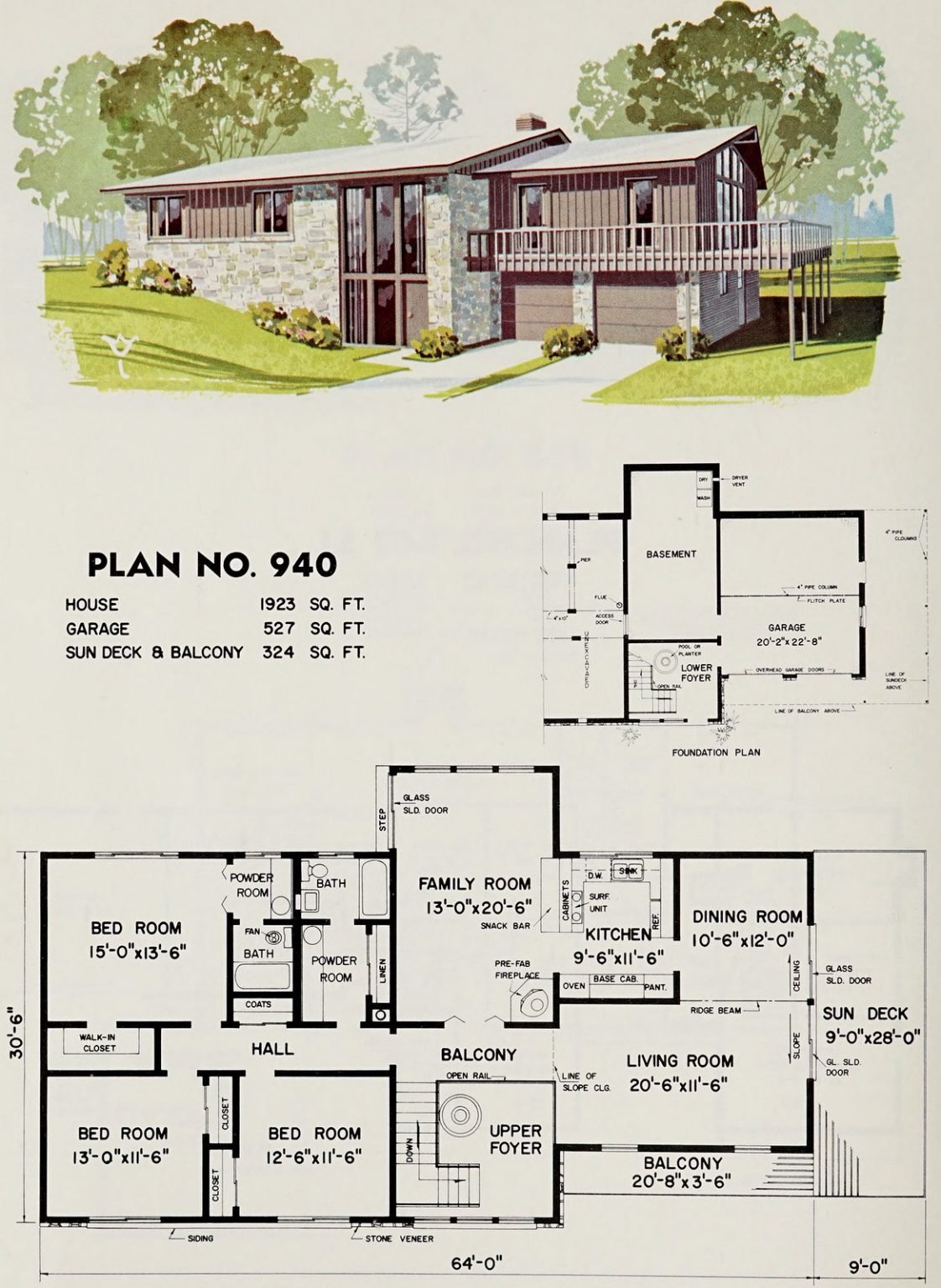 The most popular 1970s house plans: Ranch, contemporary, split levels ...