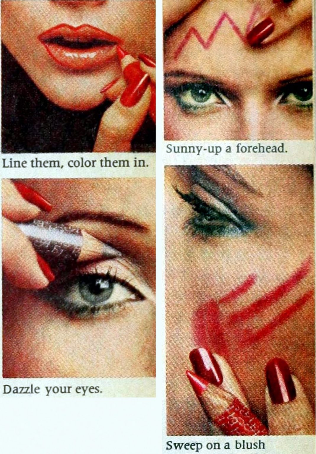 How to use 70s makeup pencils and crayons to get a stunning vintage ...