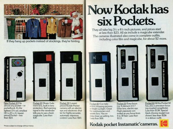 Vintage 110 cameras: The pocket cameras with small film cartridges that ...