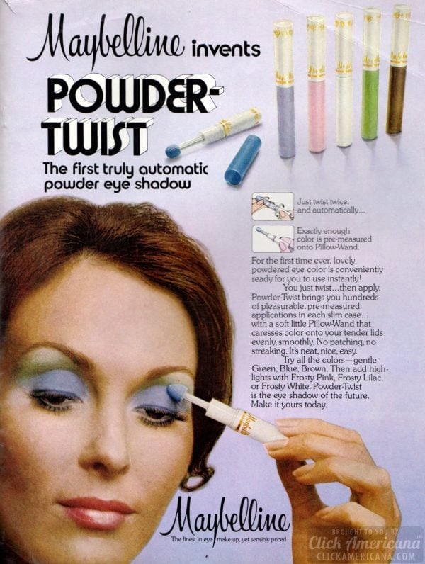 Blue eyeshadow: The good, the bad & the ugly vintage makeup - Click ...