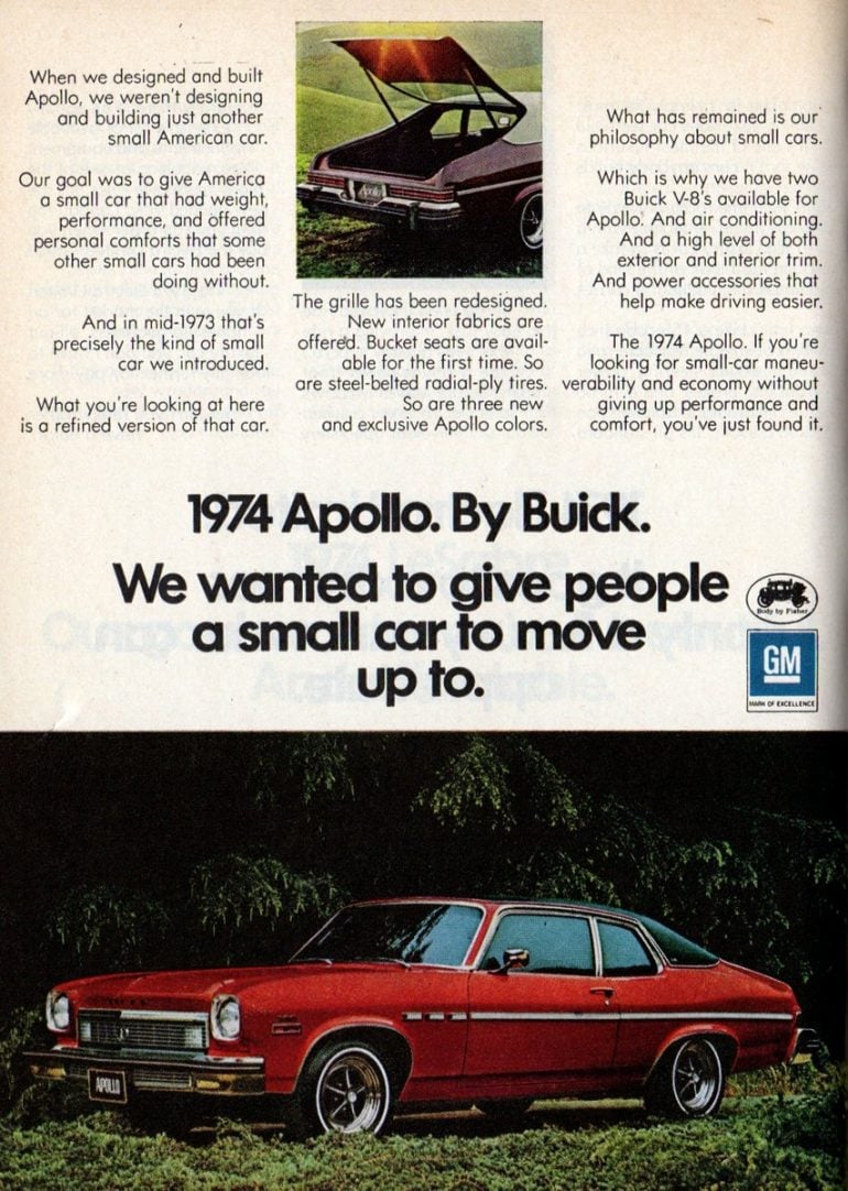 See the 1974 Buicks, including the old Apollo, Century, Electra ...