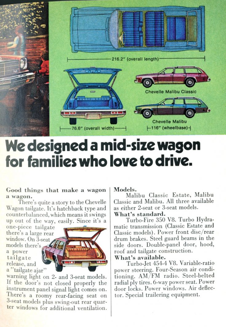 See 17 different vintage Chevrolet station wagons from the '70s ...