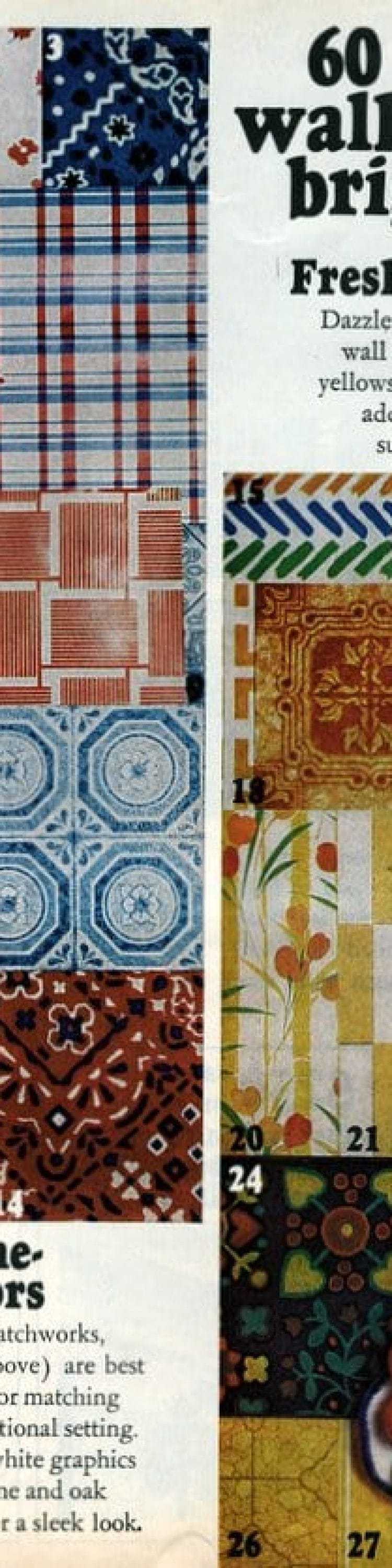 60 kitchen wall & floor brighteners (1974) - Click Americana