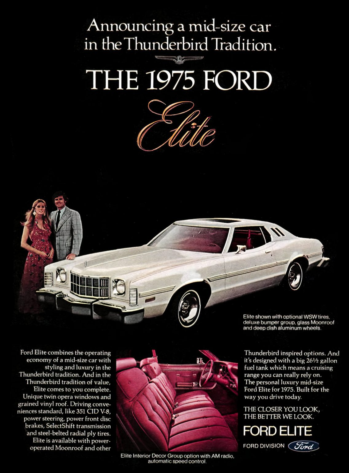 Ford Elite cars from the 1970s: A stylishly different alternative ...