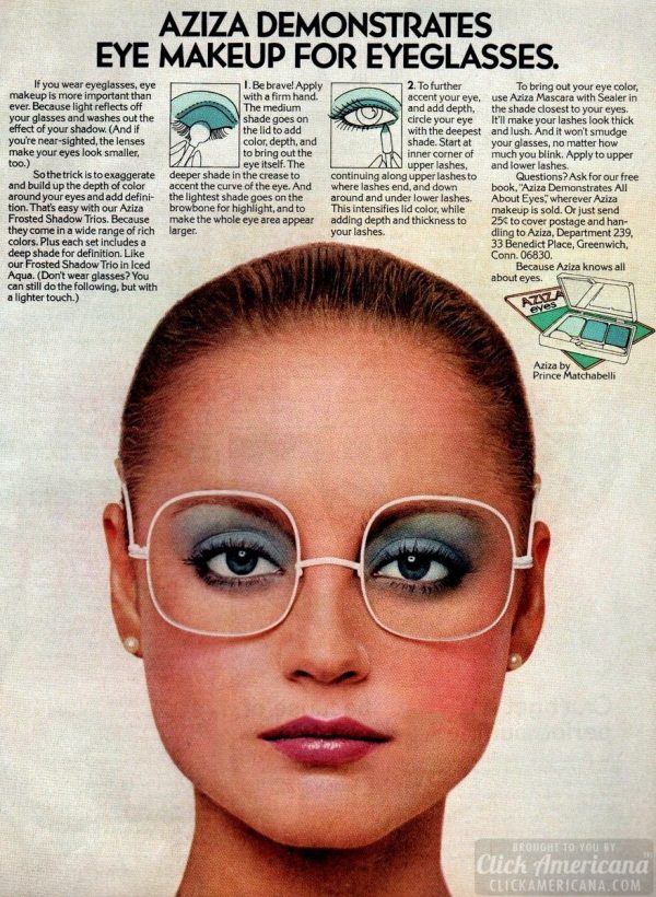 Blue eyeshadow: The good, the bad & the ugly vintage makeup - Click ...