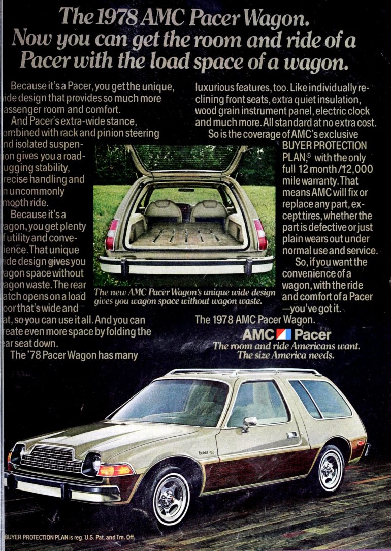AMC Pacer Wagons from the '70s: The compact hatchback with a unique ...