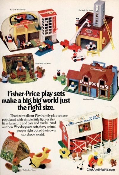 See vintage Fisher-Price Little People play sets & remember how much ...
