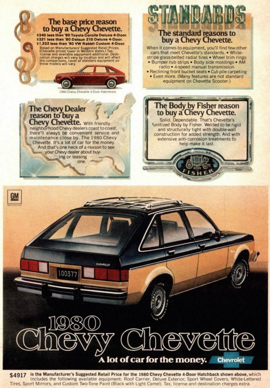 Why the classic Chevy Chevette entry-level subcompact car was a big ...