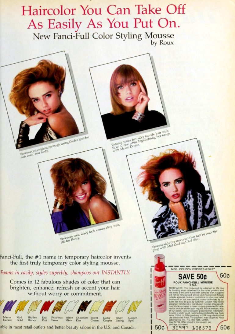 80s temporary hair colors: Bold experiments without the commitment ...
