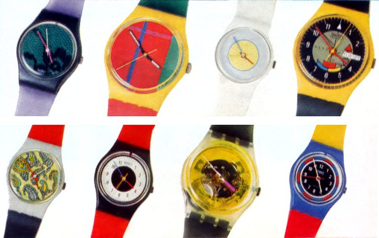 Swatch watches of the 80s & 90s: Remember the colorful watch craze ...