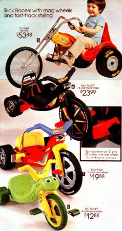 Vintage Big Wheel ride-on toys helped millions of kids move on from ...