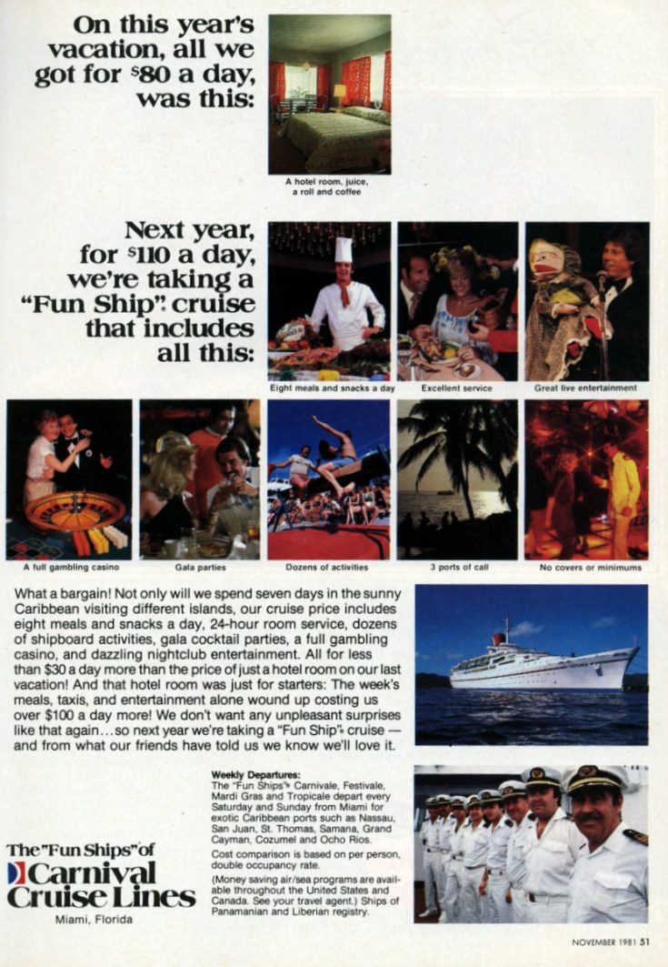 Vintage 80s cruises were big, bold & busy: See what Princess & Carnival ...