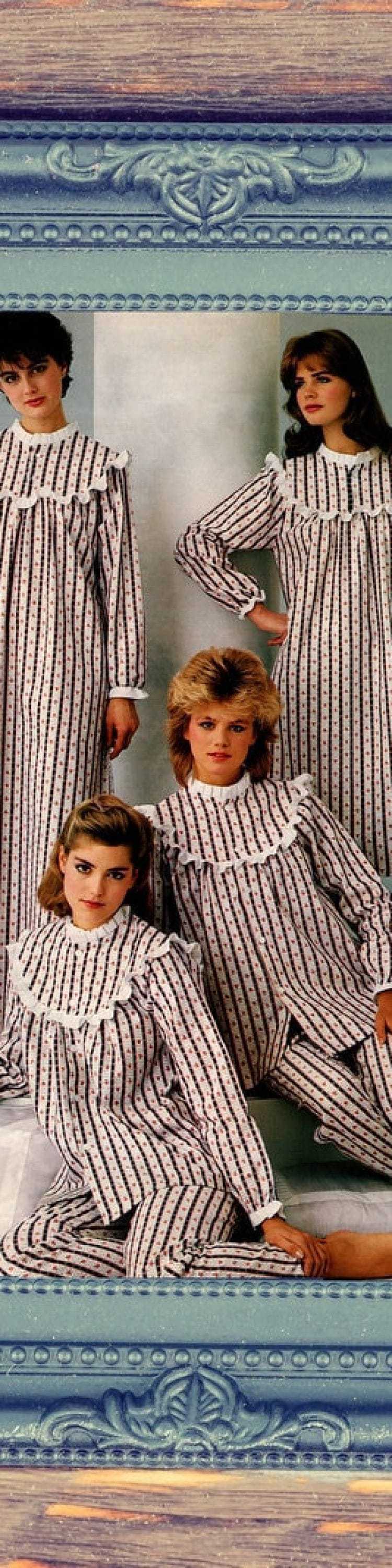 Goodnight, gals! See some '80s pajamas, old-fashioned flannel ...