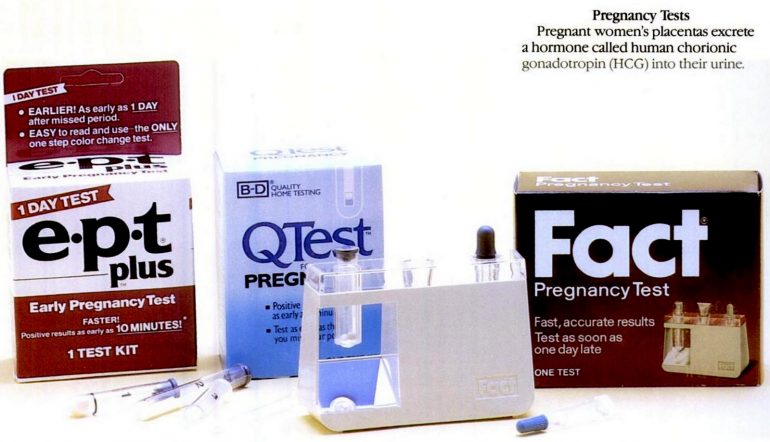 These vintage home pregnancy test kits used test tubes & had a two-hour ...