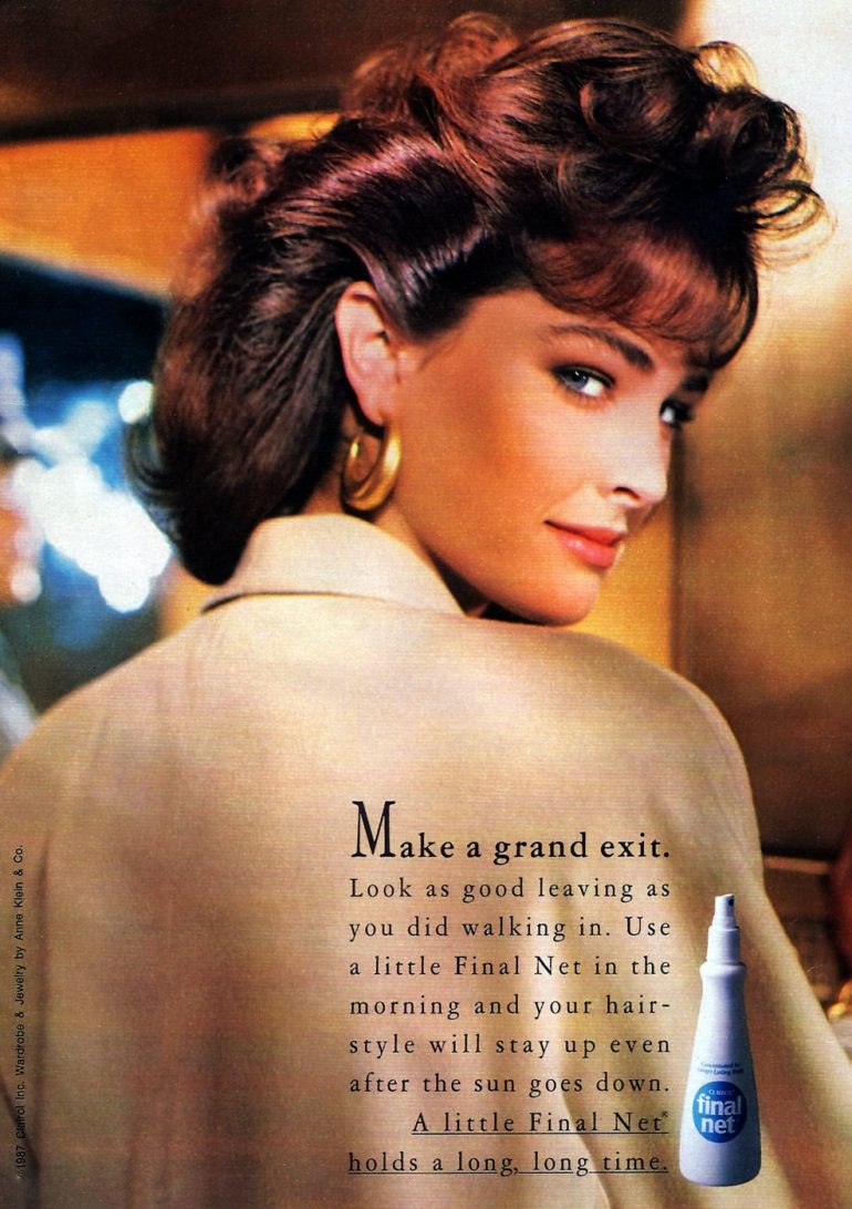 Hairspray from the '80s: The key to that retro big hair look - Click ...