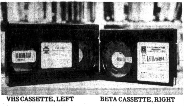 VHS or Beta? A look back at Betamax, and how Sony lost the VCR format ...