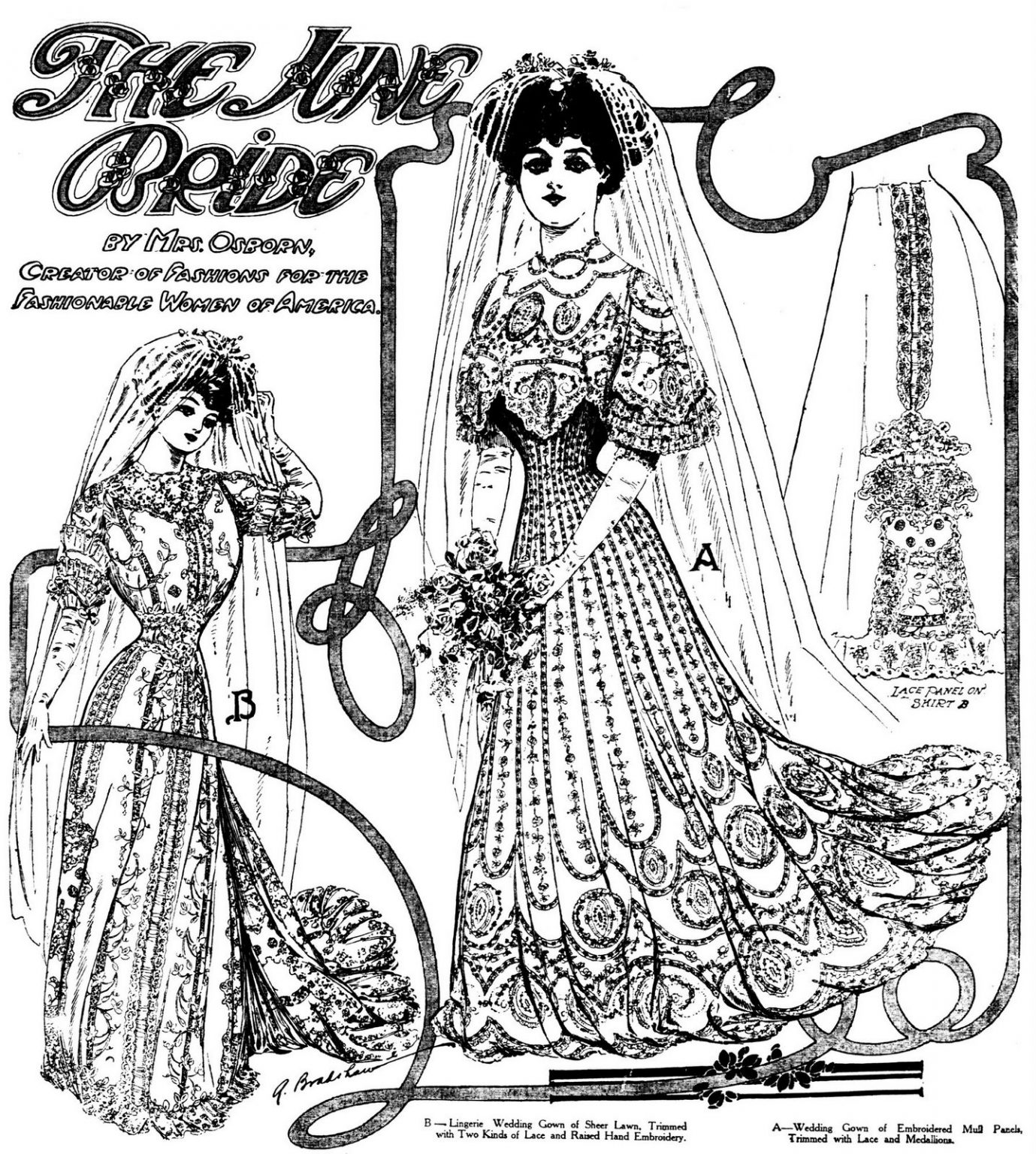 The most beautiful vintage wedding dresses from the early 1900s - Click ...