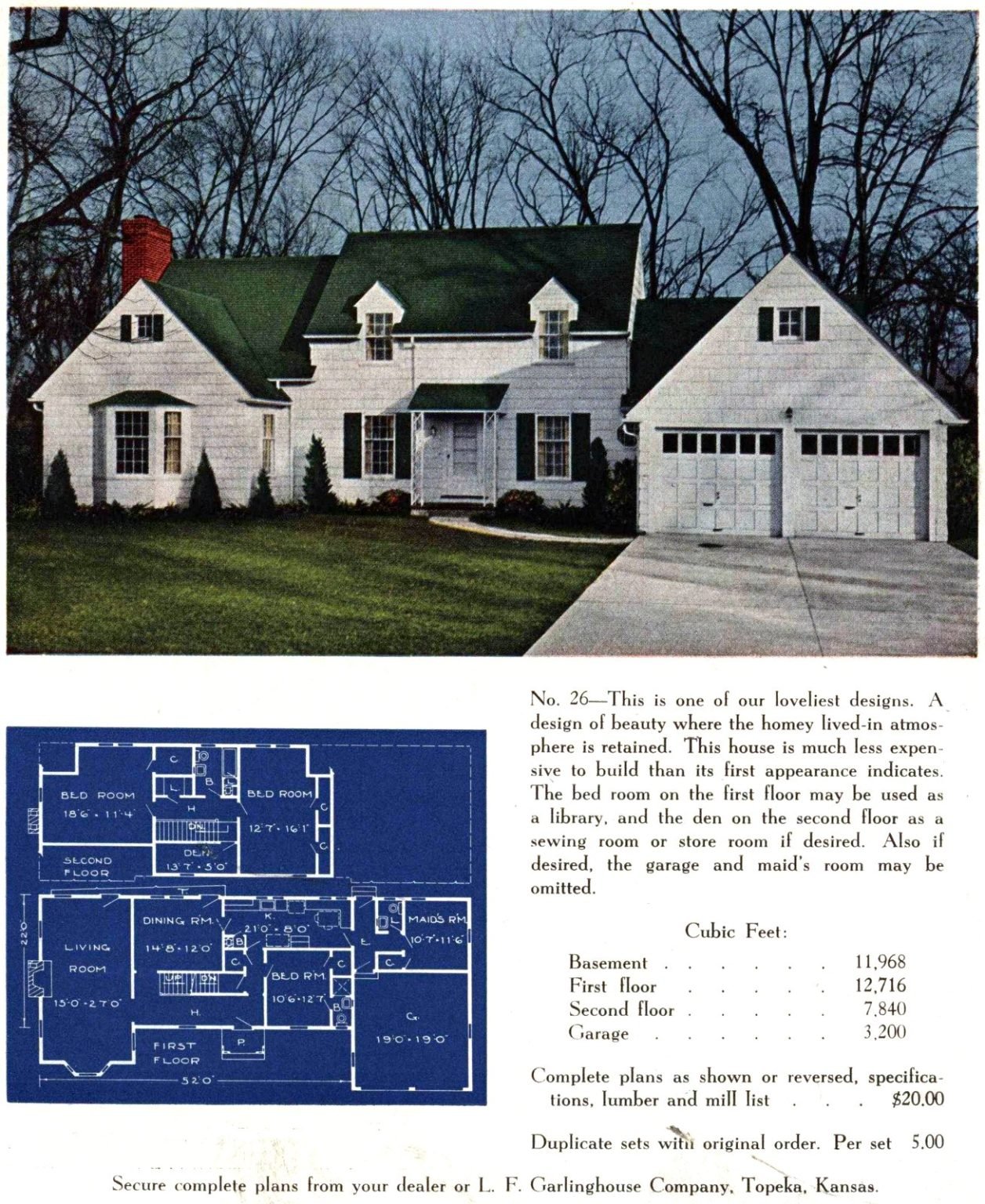 These popular 1930s home styles & floor plans had classic and enduring ...