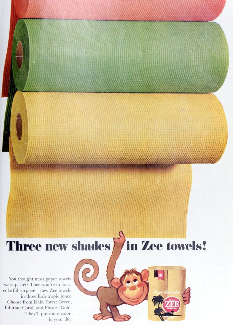Vintage colored paper towels: See 60+ old-fashioned patterns, colors ...