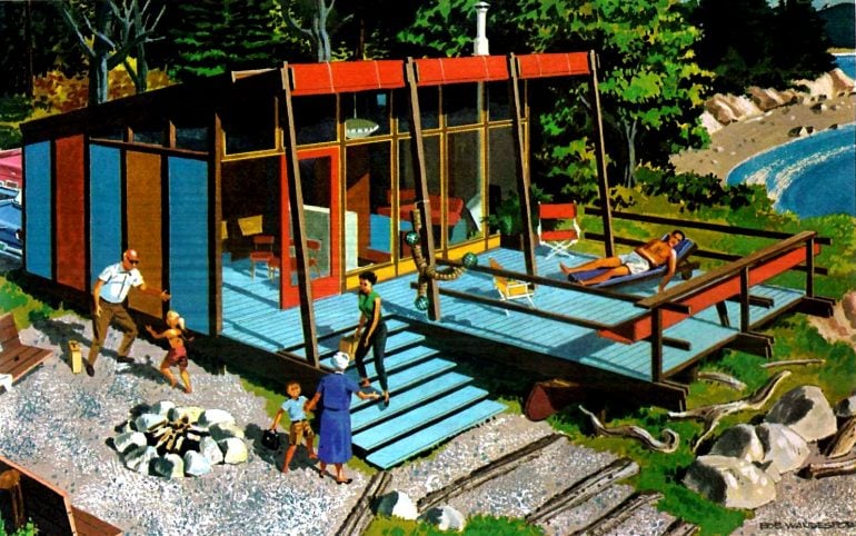 1960s vacation homes: How Americans built affordable weekend retreats ...