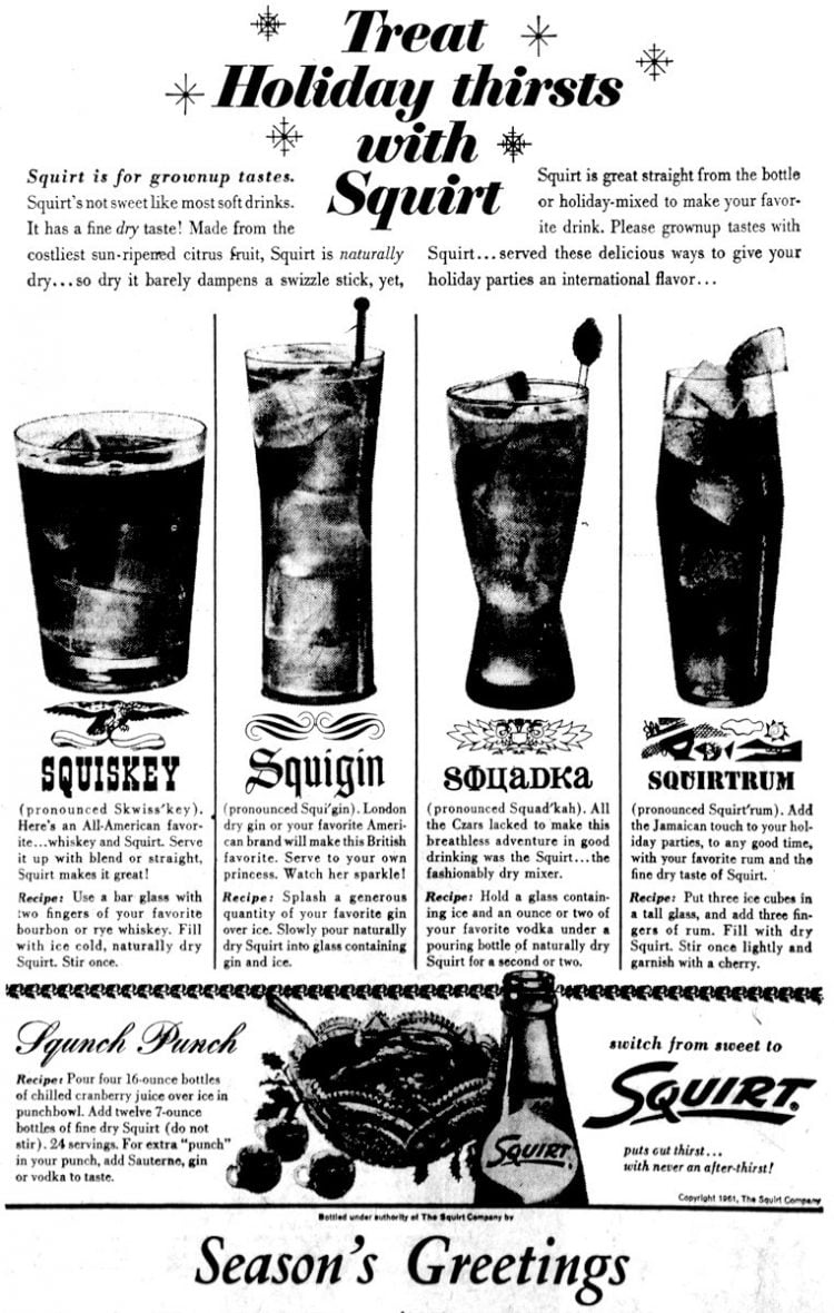 Why Vintage Squirt Soda Wasnt Sweet Like Other Soft Drinks Plus Five
