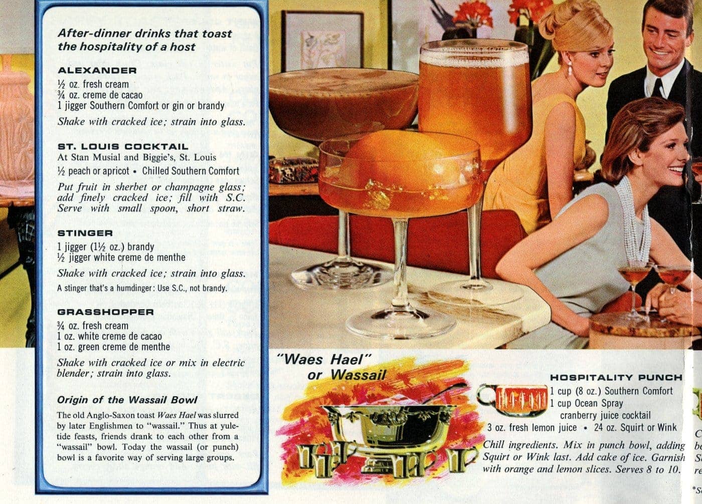 50+ vintage '60s drink recipes & how people would toast in the Madmen ...