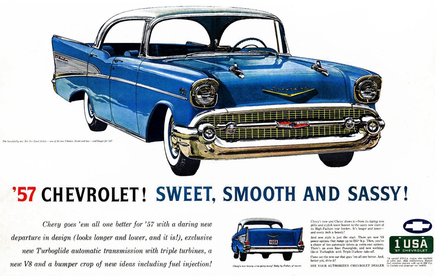 The '57 Chevy: See why they said 1957's classic Chevrolet cars were ...