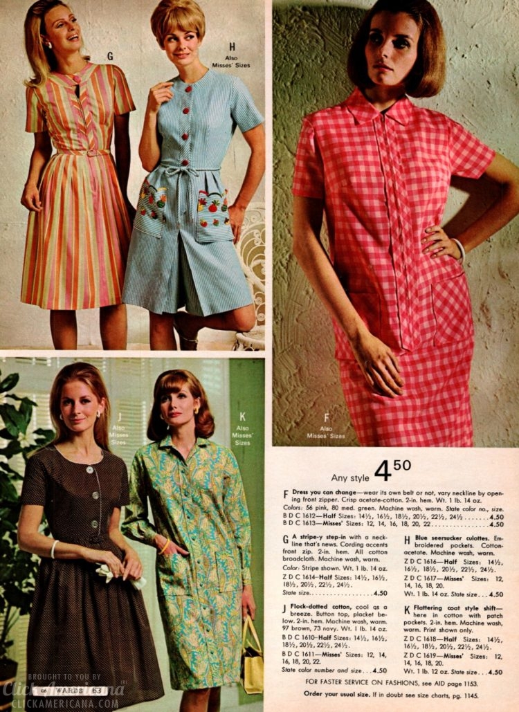 Charming & bold dresses from 1968 that turned everyday style into ...