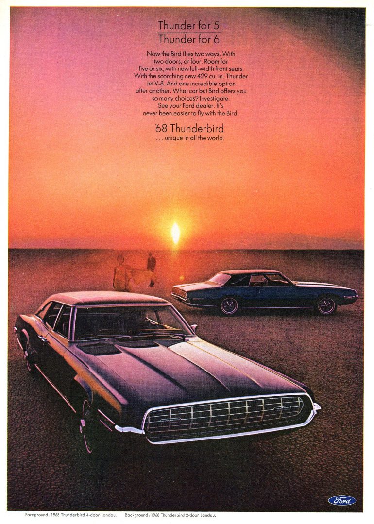 See what classic 60s Ford Thunderbird cars looked like when they were ...