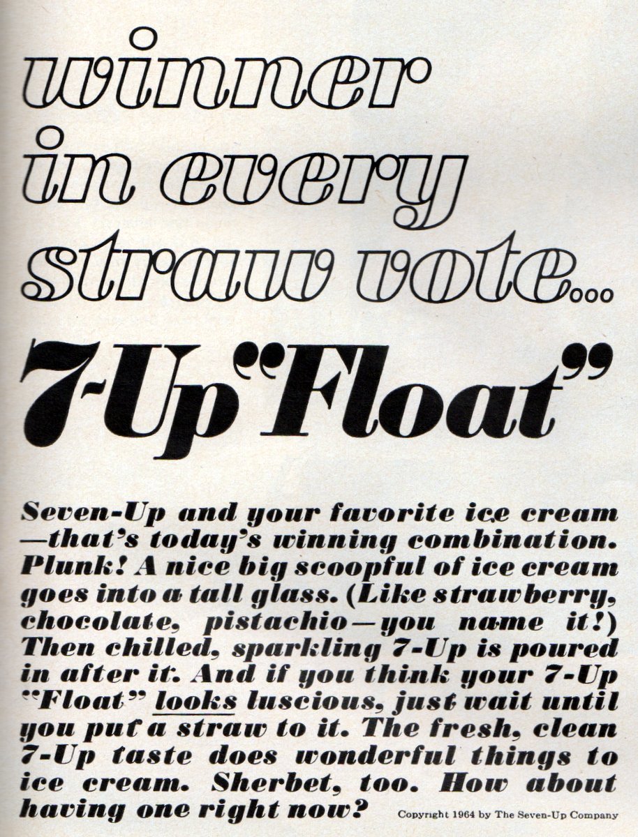 7-Up float: Combine Seven-Up soda & ice cream for a truly retro treat ...