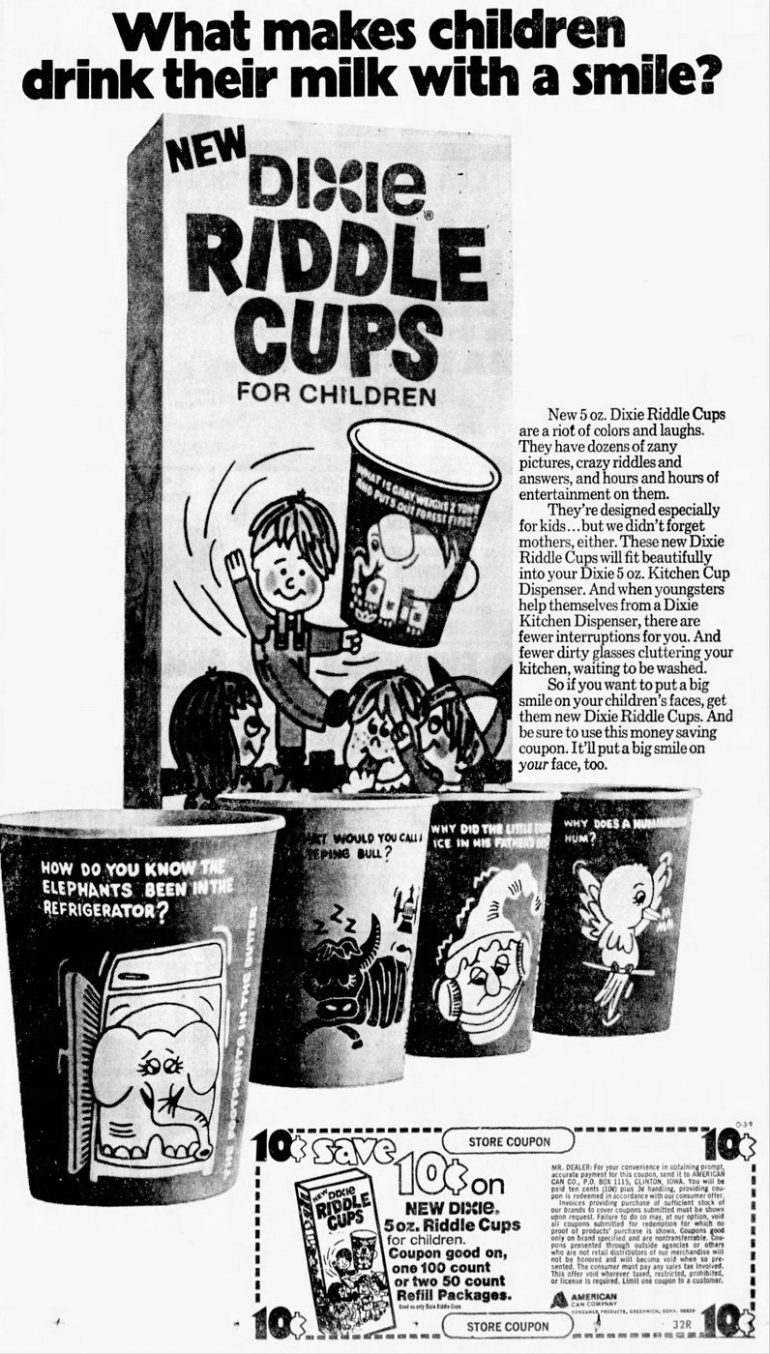 Vintage Dixie cups: See retro designs & dispensers, plus get the ...