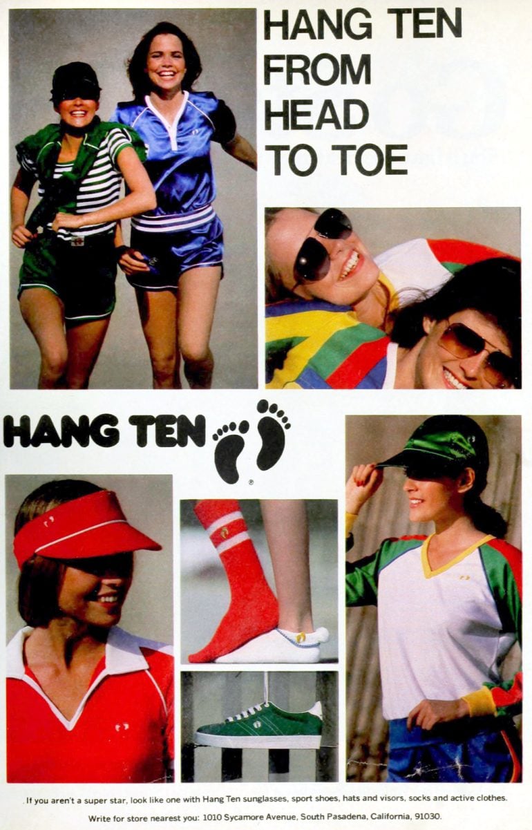 Vintage Hang Ten clothing conquered the world with their SoCal surfer vibe in the 1970s & 80s ...