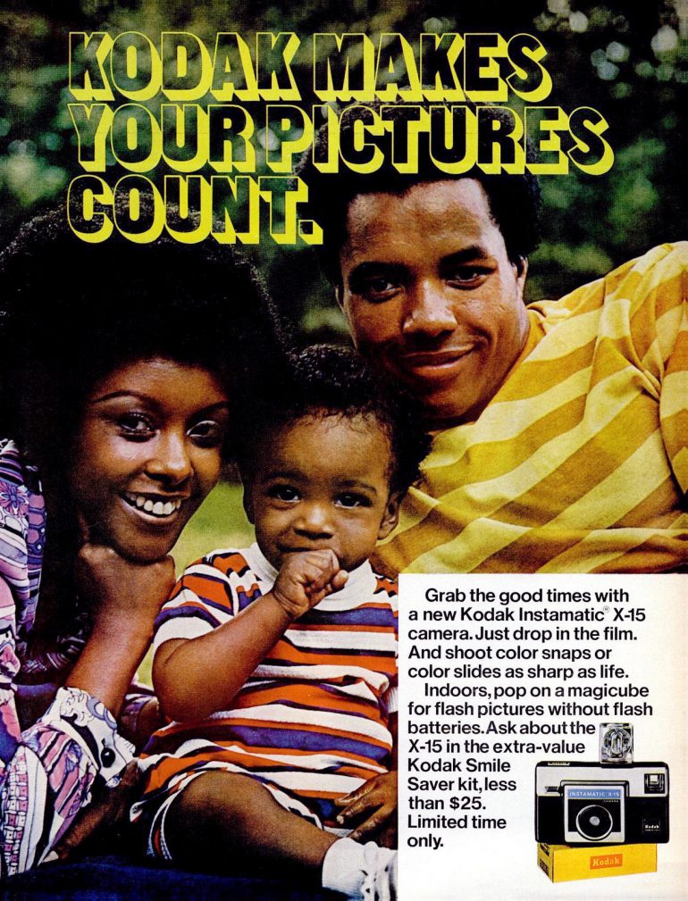 The extremely popular Kodak Instamatic camera was simple, boxy & iconic ...