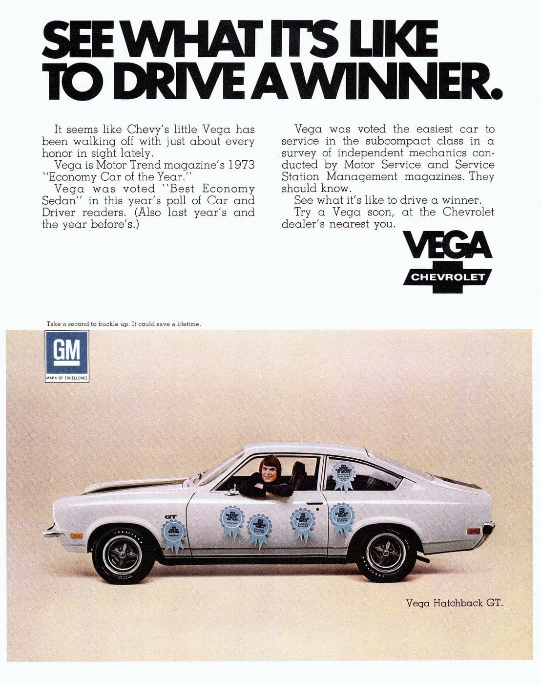 Look back at the Chevrolet Vega, the subcompact car Chevy produced from ...