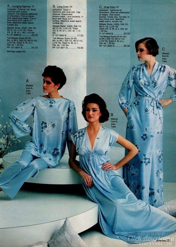 Goodnight, gals! '80s pajamas, old-fashioned flannel nightgowns & other ...