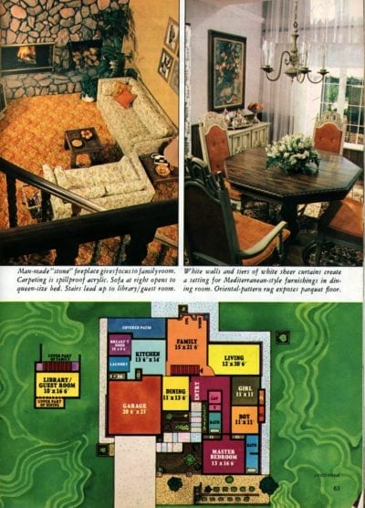 A 1970s designer dream house: The charming American Home of 1974 ...