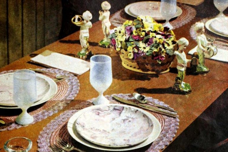 See the elegant secrets of these 50+ vintage 1950s table settings & get ...